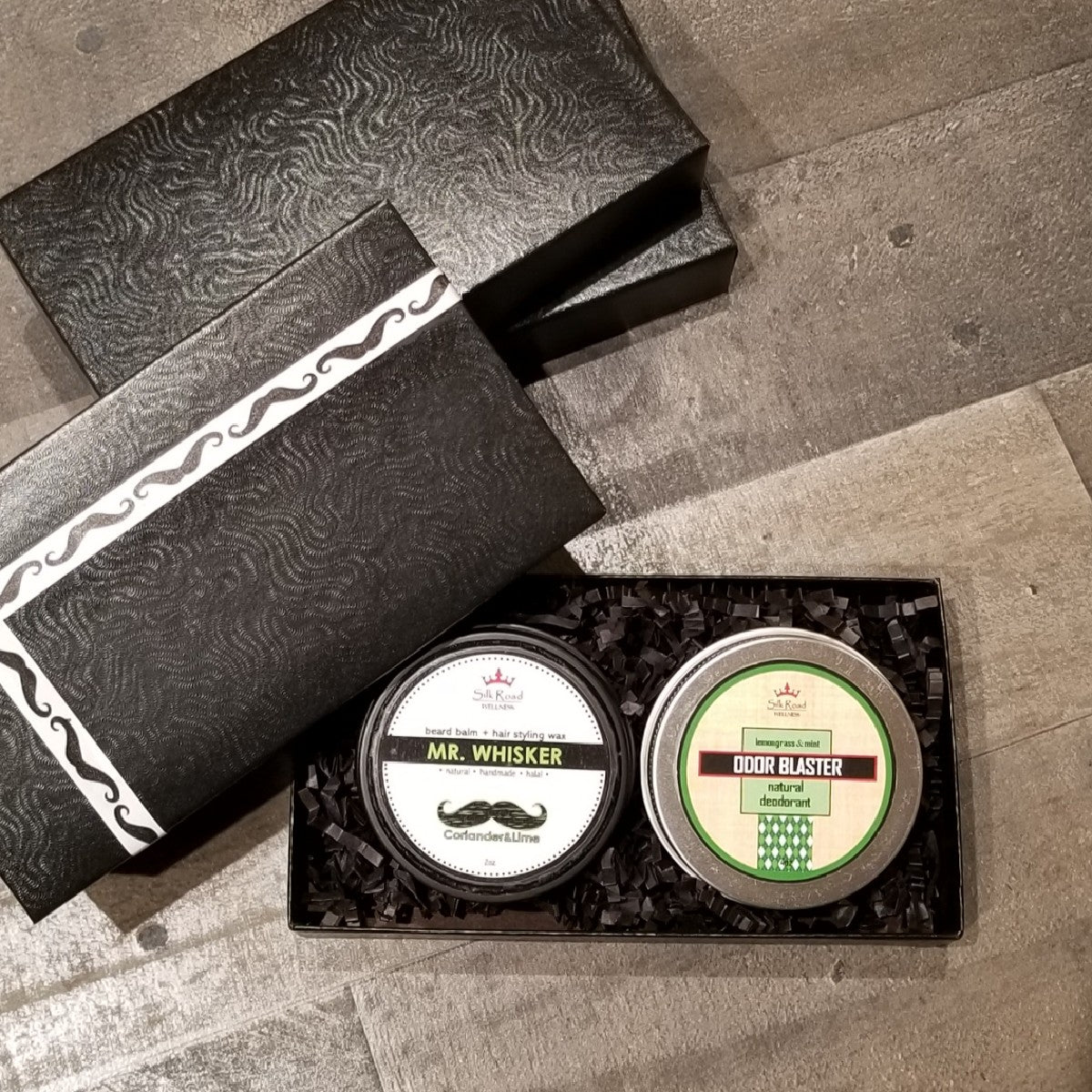 Gift Set - Natural Beard Balm & Solid Deodorant – Silk Road Wellness